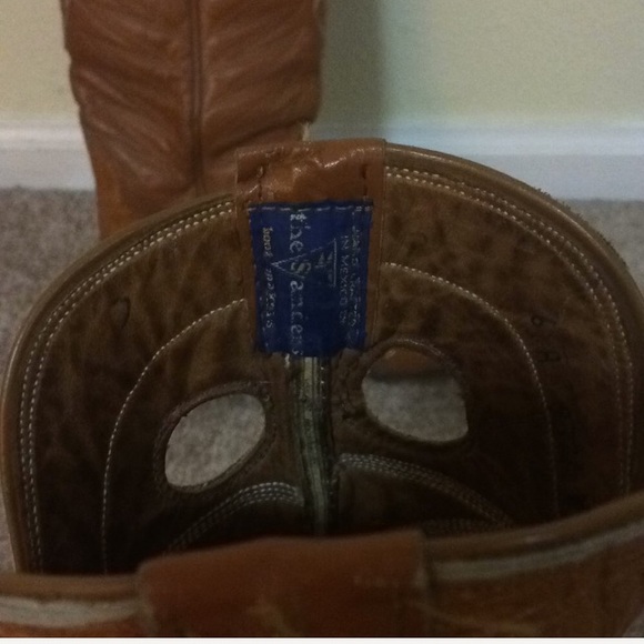 Sanders | Shoes | Vintage Sanders Burnt Orange Cowgirl Boots | Poshmark
